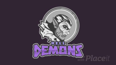 Placeit - Gaming Logo Template Featuring an Animated Gargoyle Graphic