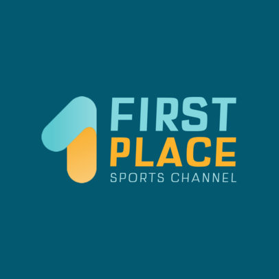 Placeit - Abstract Logo Template for a Sports Channel