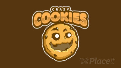 Placeit - Animated Logo Maker for a Sports Team with a Happy Cookie Graphic