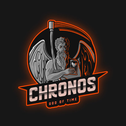 Kronos God Logo