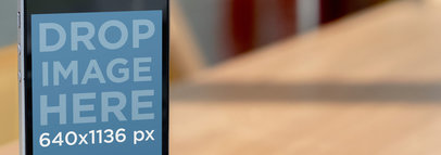 Placeit - Mockup of an iPhone 5 Screen in Close Up
