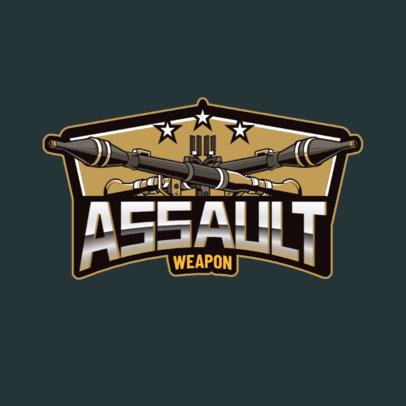 Placeit - Gaming Logo Creator with Rocket Launcher Graphics