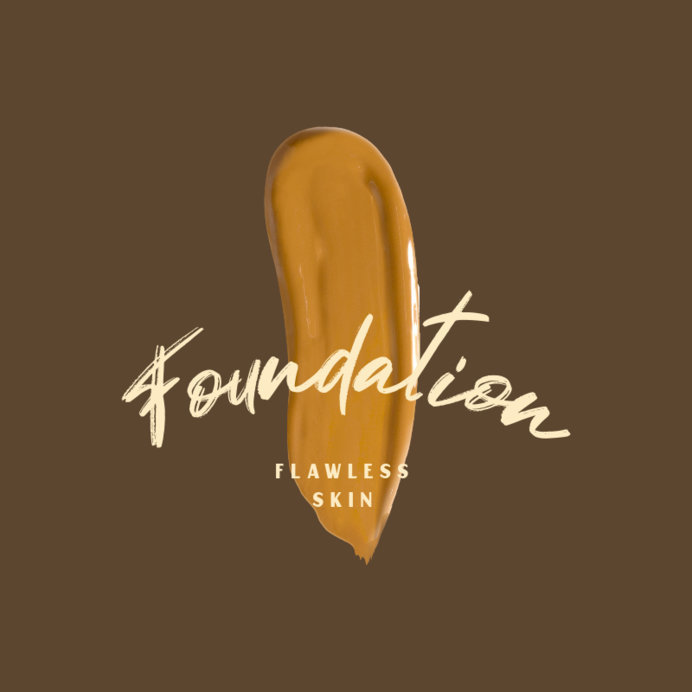 Placeit - Logo Maker for a Makeup Foundation Brand