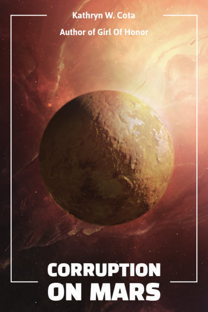Placeit - Sci-Fi Book Cover Maker Featuring a Mars Background