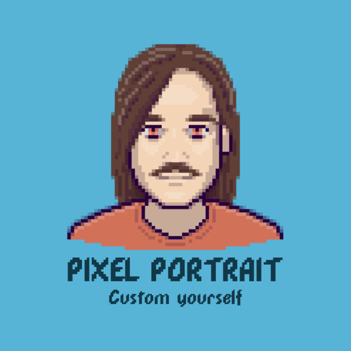pixel art head template