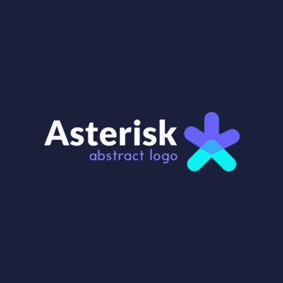 asterisk logo design
