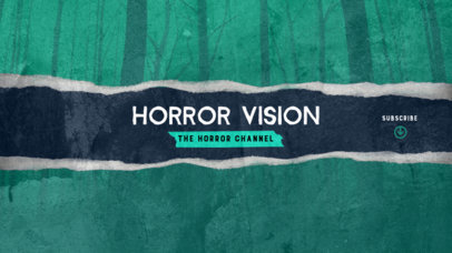 Placeit - Fun YouTube Banner Creator for a Horror-Themed Channel