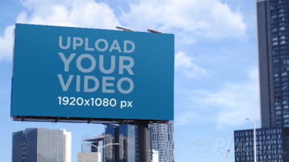 Placeit - Billboard Video Featuring Some Tall Buildings