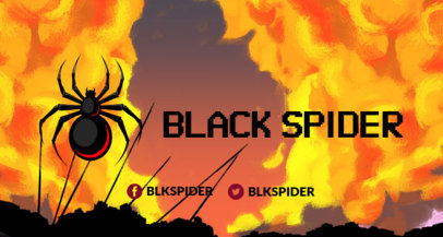Placeit - Twitch Banner Creator Featuring a Lethal Spider