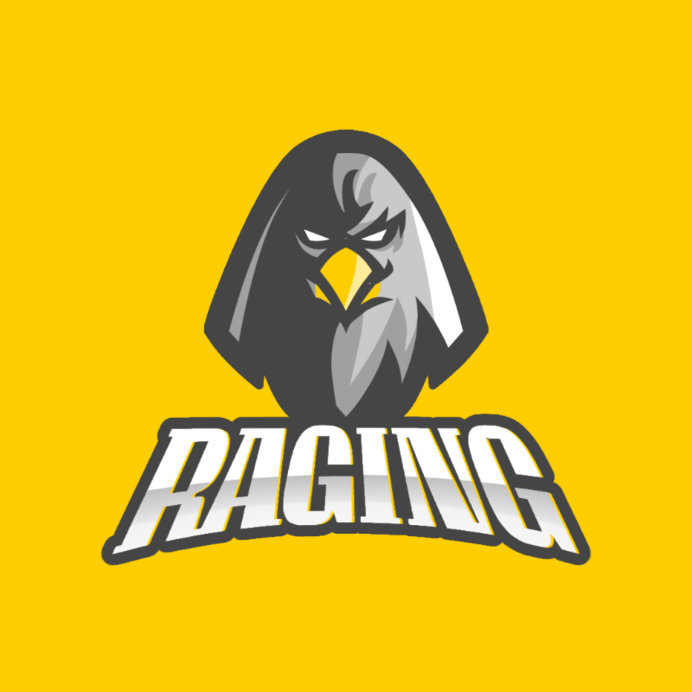 Placeit - Logo Maker Featuring a Raging Eagle Graphic