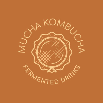 Placeit - Logo Maker for a Fermented Drinks Brand