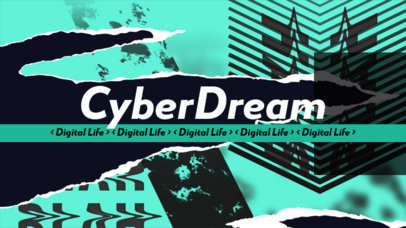 Placeit - Anti-Design Inspired YouTube Banner for a Technology Channel