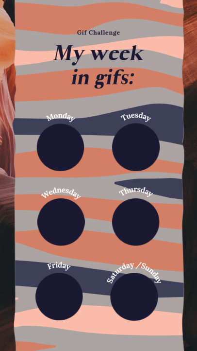 Placeit - Challenge-Style Instagram Story Template with a Bingo Design