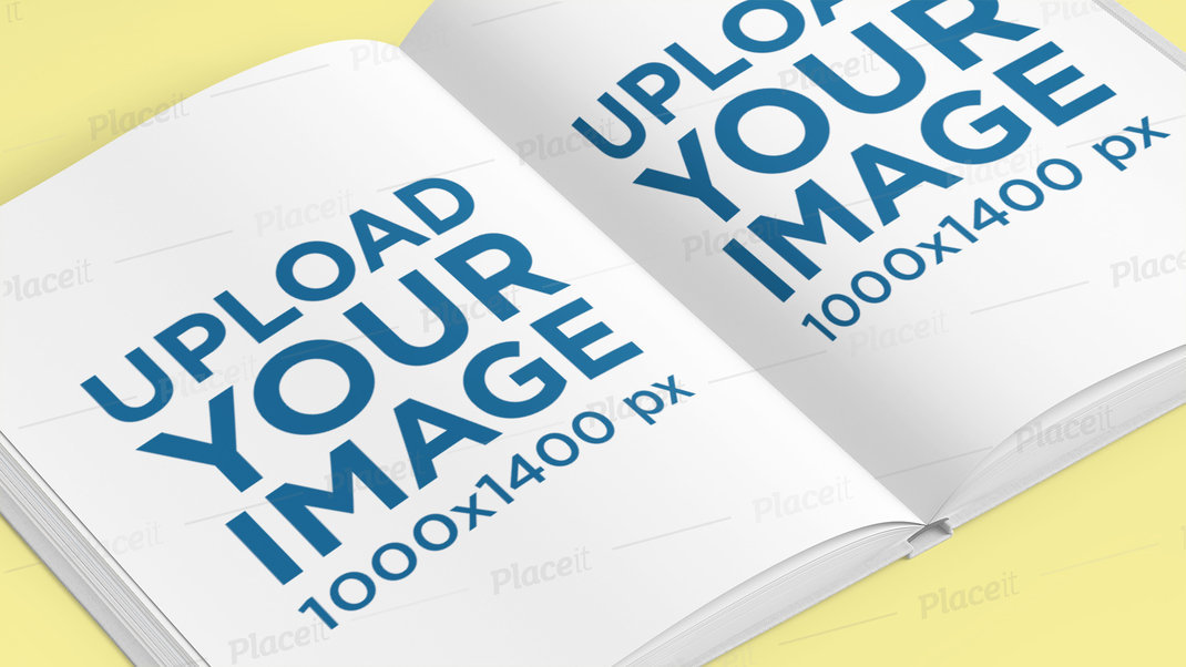Placeit - Mockup of a Closeup to the Pages of an Open Book
