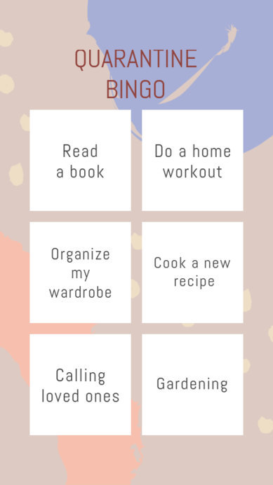 Placeit - Instagram Story Design Template to Make a Bingo Challenge