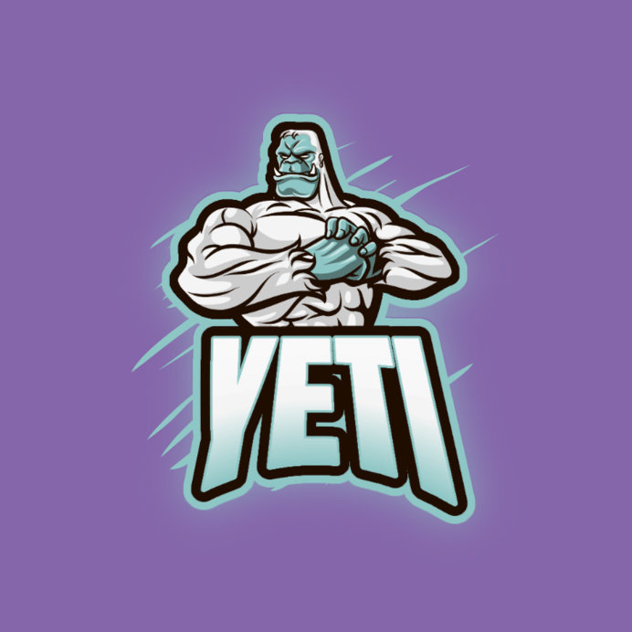 Placeit - Gaming Logo Creator Featuring an Angry Yeti Graphic