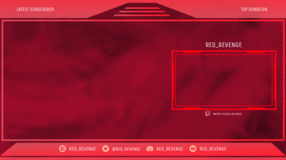 Placeit - OBS Stream Overlay Design Template with a Dotted Texture