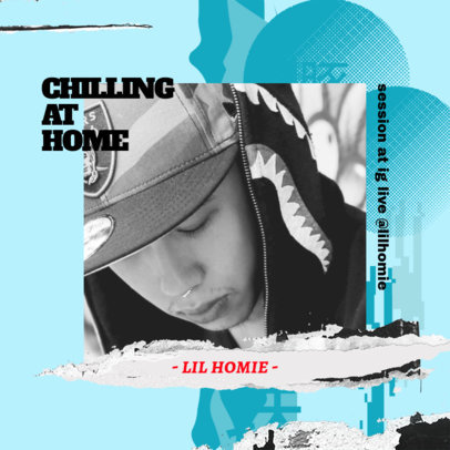 Placeit - Instagram Post Creator for Chill Playlist