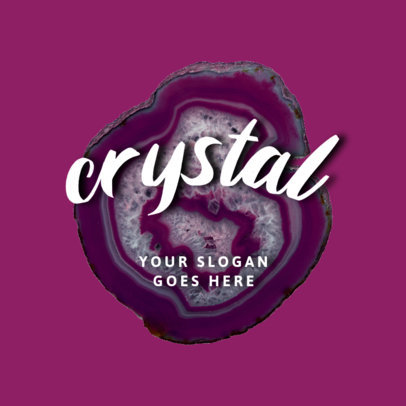 Placeit - Logo Creator with a Textured Crystal Graphic