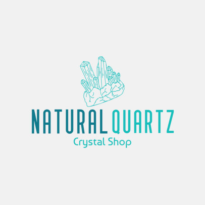 Placeit - Jewelry Logo Maker Featuring Quartz Outlined Icons