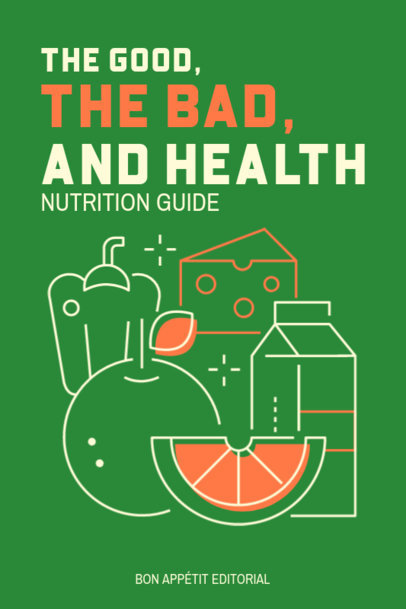 Placeit - eBook Cover Template for a Healthy Nutrition Guide