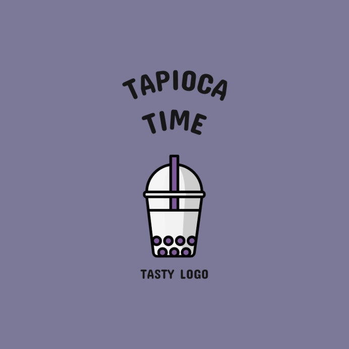 Placeit - Simple Logo Maker for a Tapioca Place