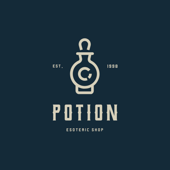 Placeit - Online Logo Creator with a Potion Graphic