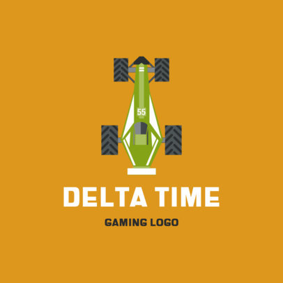 Placeit - Formula Racing Logo Template featuring an Open-Wheeled Race Car