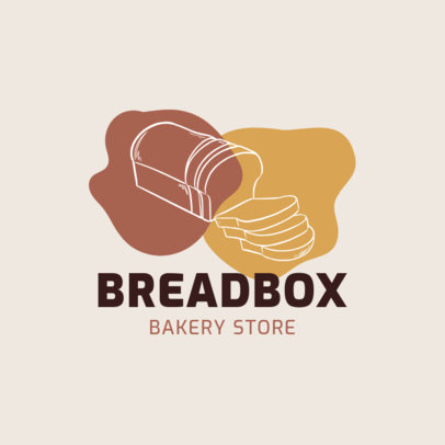 Placeit - Minimalist Logo Template for a Bakery Store with an Outline ...