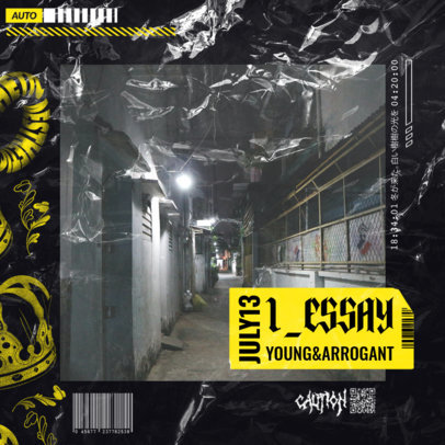 Placeit - Album Cover Design Maker for a Hype New Artist