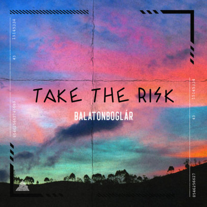 Placeit - Album Cover Creator Featuring a Colorful Sky Background For ...