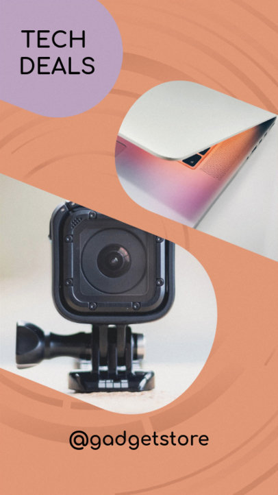 Placeit - Instagram Story Template Featuring Tech Gadget Offers