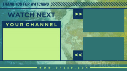 Placeit - Animated YouTube End Card Maker with a Video Background