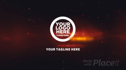 Placeit - Intro Maker for a Logo Reveal Featuring Fractal-Like Golden ...
