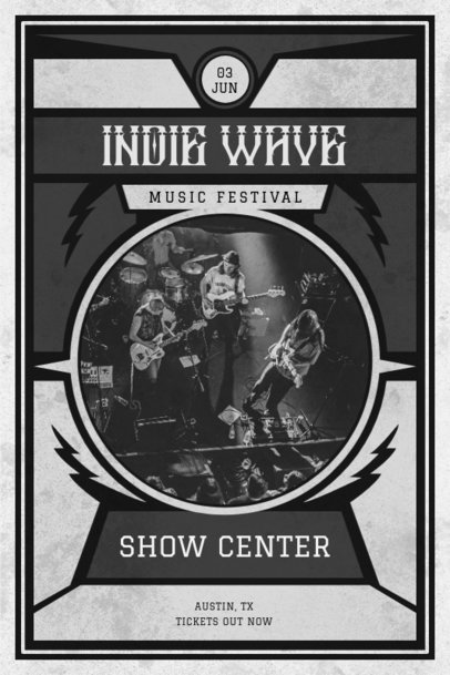 Placeit - Online Poster Creator to Promote a Music Festival