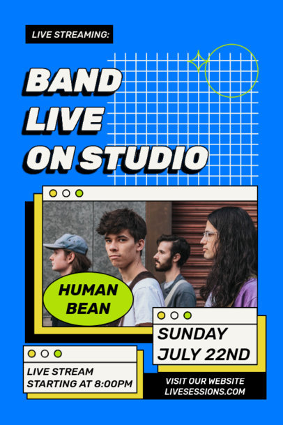 Placeit - Poster Design Generator for a Musical Concert Featuring ...