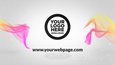 Placeit - Intro Video Template Featuring Colorful Floating Fabrics