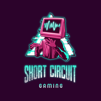 Placeit - Gaming Logo Maker Featuring an Illustration of a Man With a ...