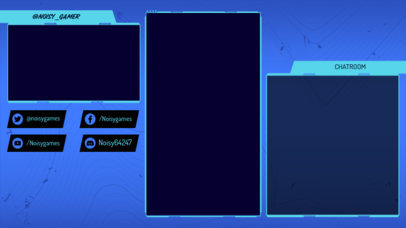 Placeit - Twitch Overlay Template Featuring a Vertical Frame with a ...