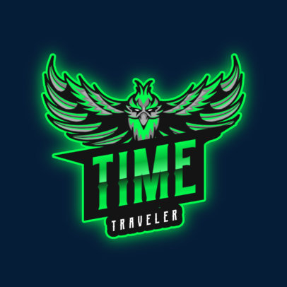 Placeit - Gaming Logo Creator with a Mystic Phoenix Graphic