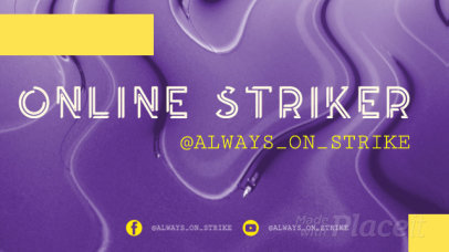 Placeit - Twitch Banner Video Maker for a Gaming Streamer