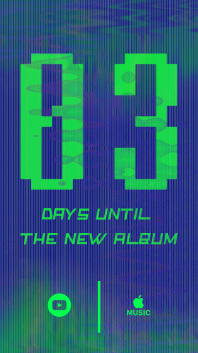 Placeit - Instagram Story Maker for a Musician's New Album Countdown