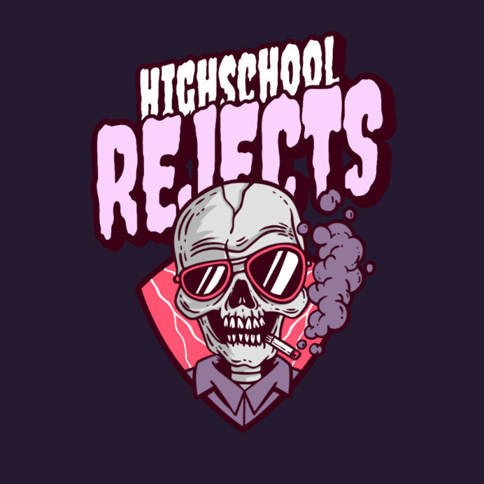 Placeit - Logo Maker for an Apparel Brand with a Retro Horror Theme