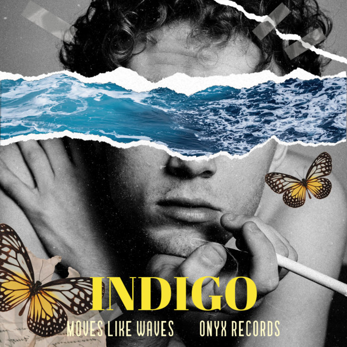 Placeit - Indie Rock Album Cover Template Featuring a Collage Style