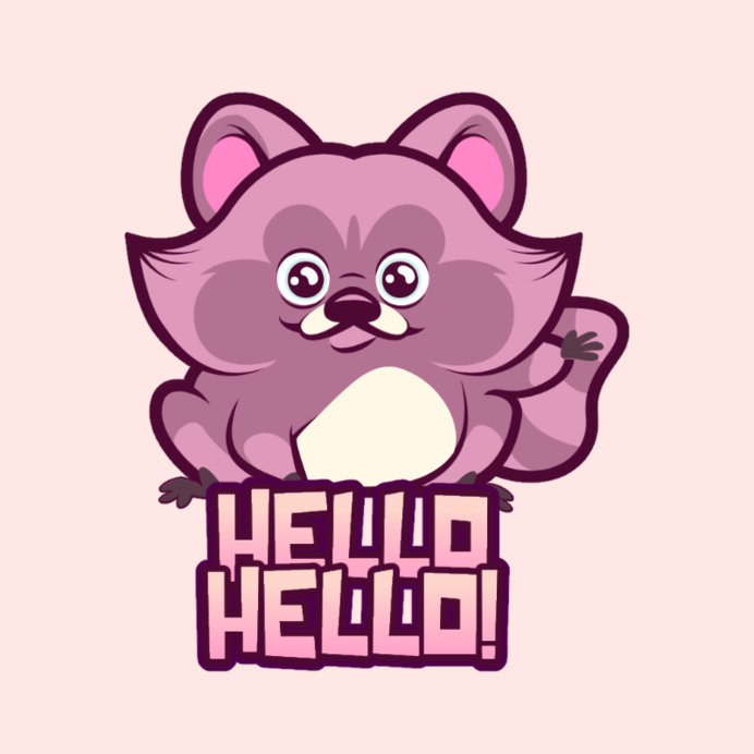 Placeit - Twitch Emote Logo Maker Featuring Cute Characters with ...