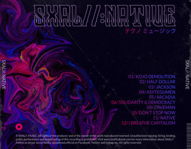 Placeit - J-Rock Album Back Cover Maker Featuring Liquid Colorful ...