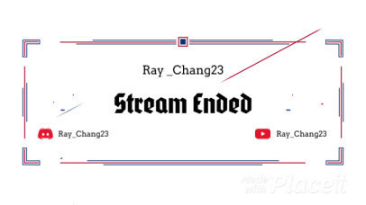 Placeit - Stream Ended Screen Video Maker Featuring an Animated Frame