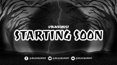 Placeit - Monochromatic Twitch Offline Banner Design Template for ...