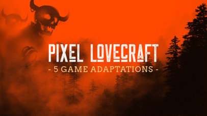 Placeit - YouTube Thumbnail Maker for Horror Gaming Featuring Demon ...