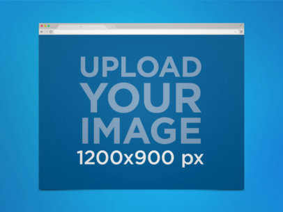 Placeit - Browser Mockup Featuring a Plain Background